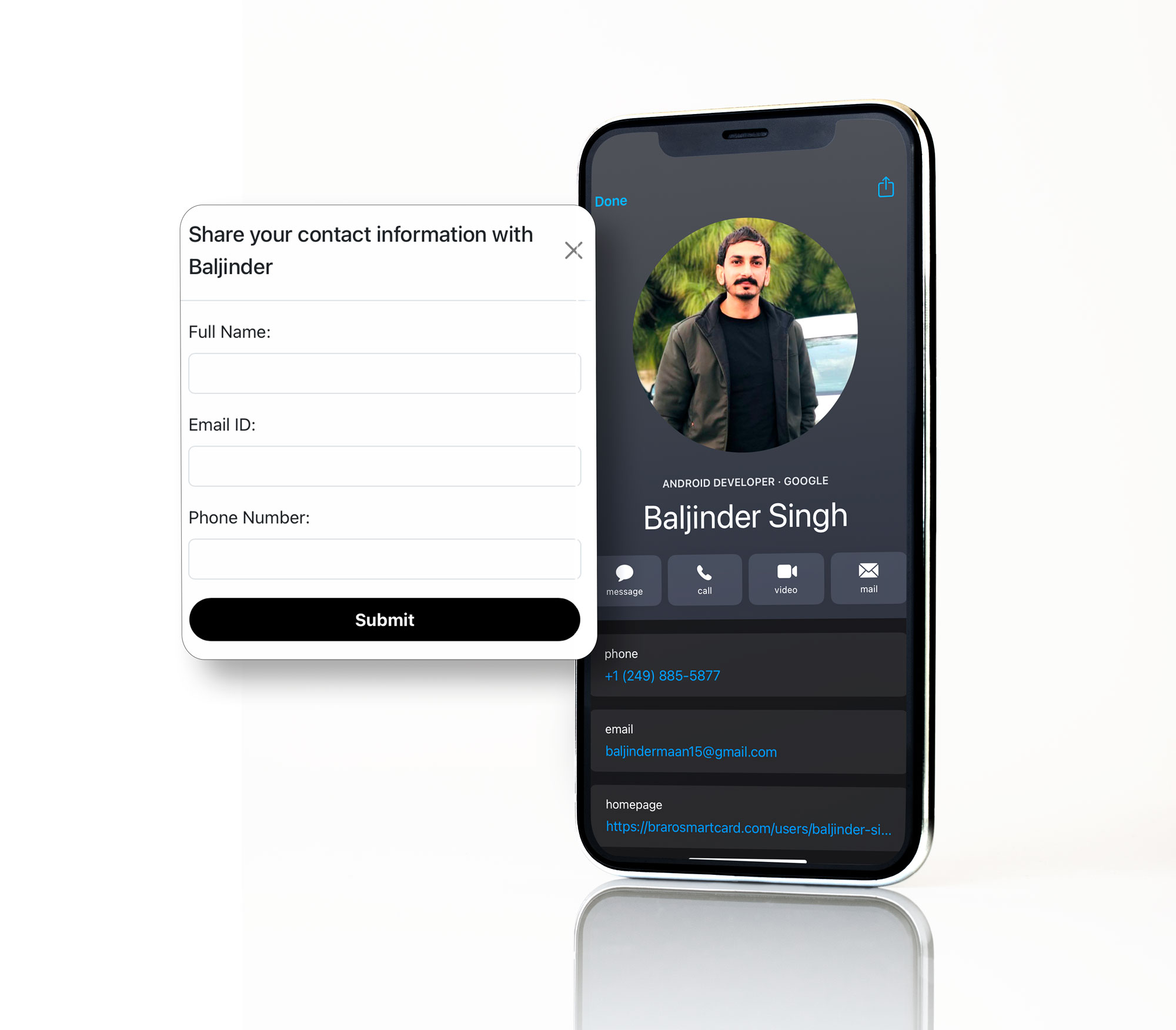 InfaTap - One Business Card, Infinite Connections