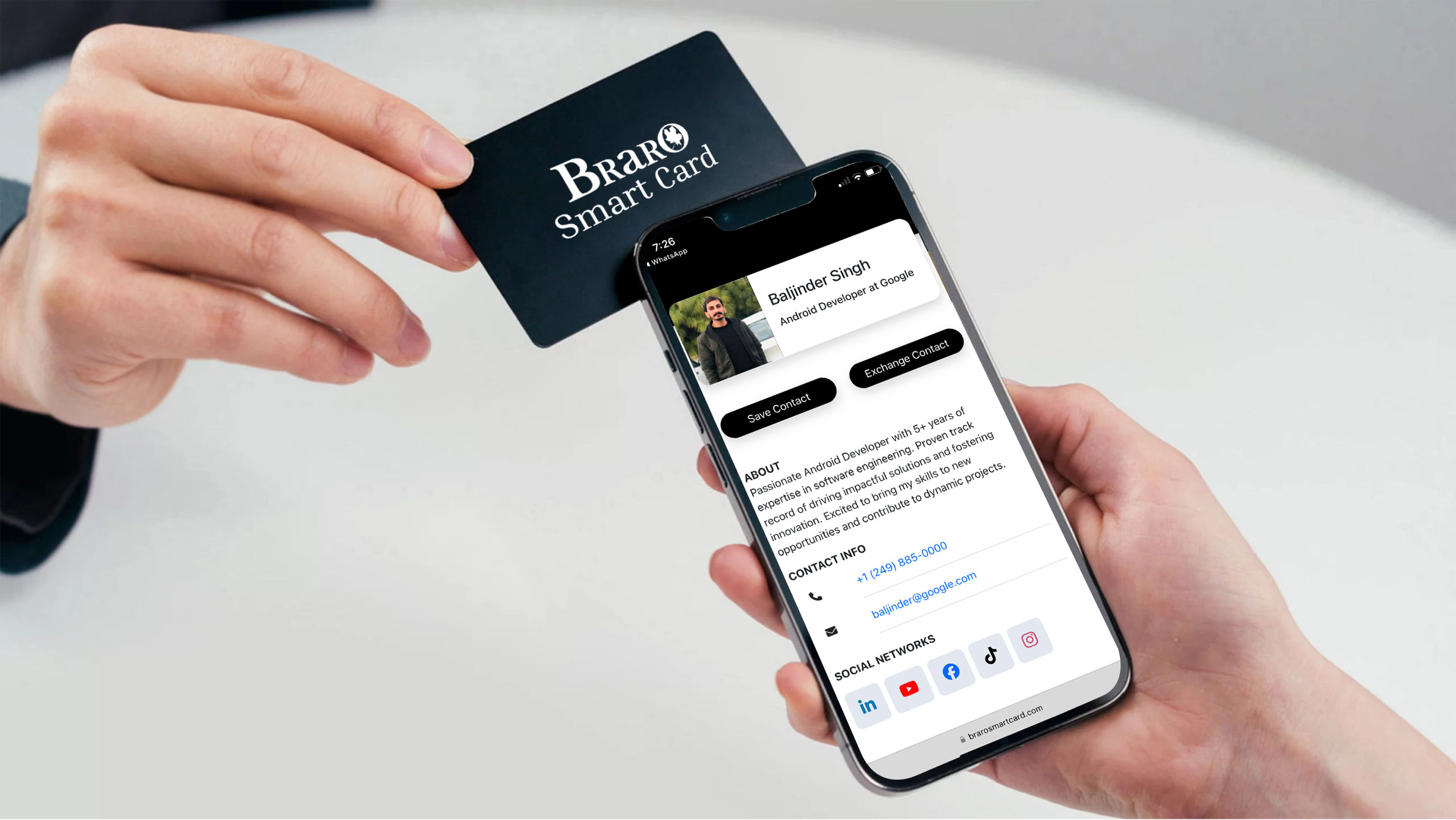 InfaTap - One Business Card, Infinite Connections